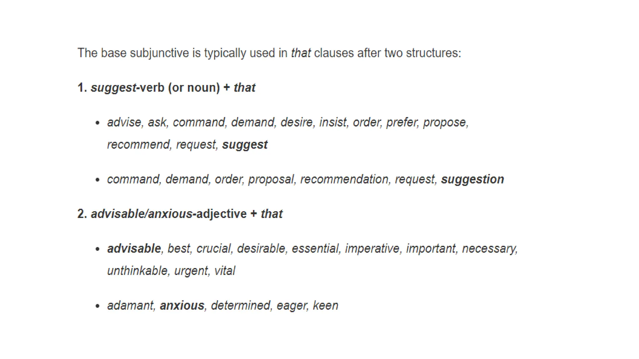 What is the subjunctive? Examples and explanation | PPT