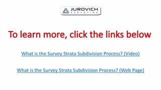 Survey Strata Subdivision Process Perth | PPT