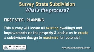 Survey Strata Subdivision Process Perth | PPT