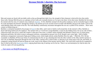 What Is The Theme Of Isolation In Bartleby The Scrivener | PPT