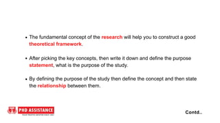 What is the Theoretical Framework? Mention the Strategies Used for ...