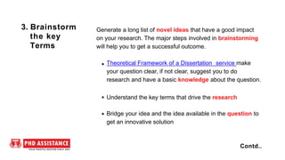 What is the Theoretical Framework? Mention the Strategies Used for ...