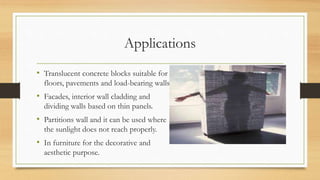 translucent concrete | PPT