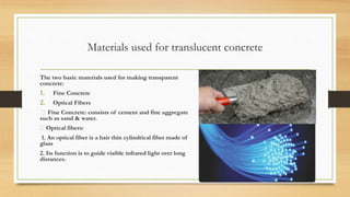 translucent concrete | PPT