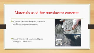 translucent concrete | PPT