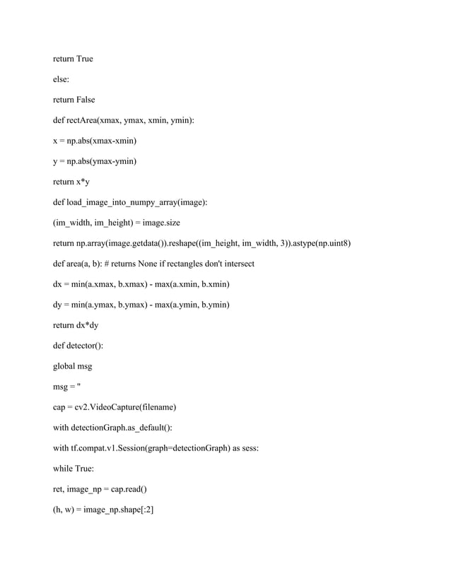 What is the UML Class diagram for accident detection using CNN- i have.pdf