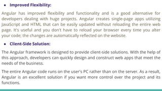 What is the Use of Angular? | PPT