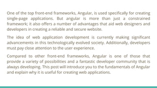 What is the Use of Angular? | PPT