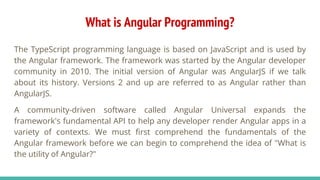 What is the Use of Angular? | PPT