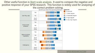 What Is the Use of SPSS in Data Analysis | PPTX