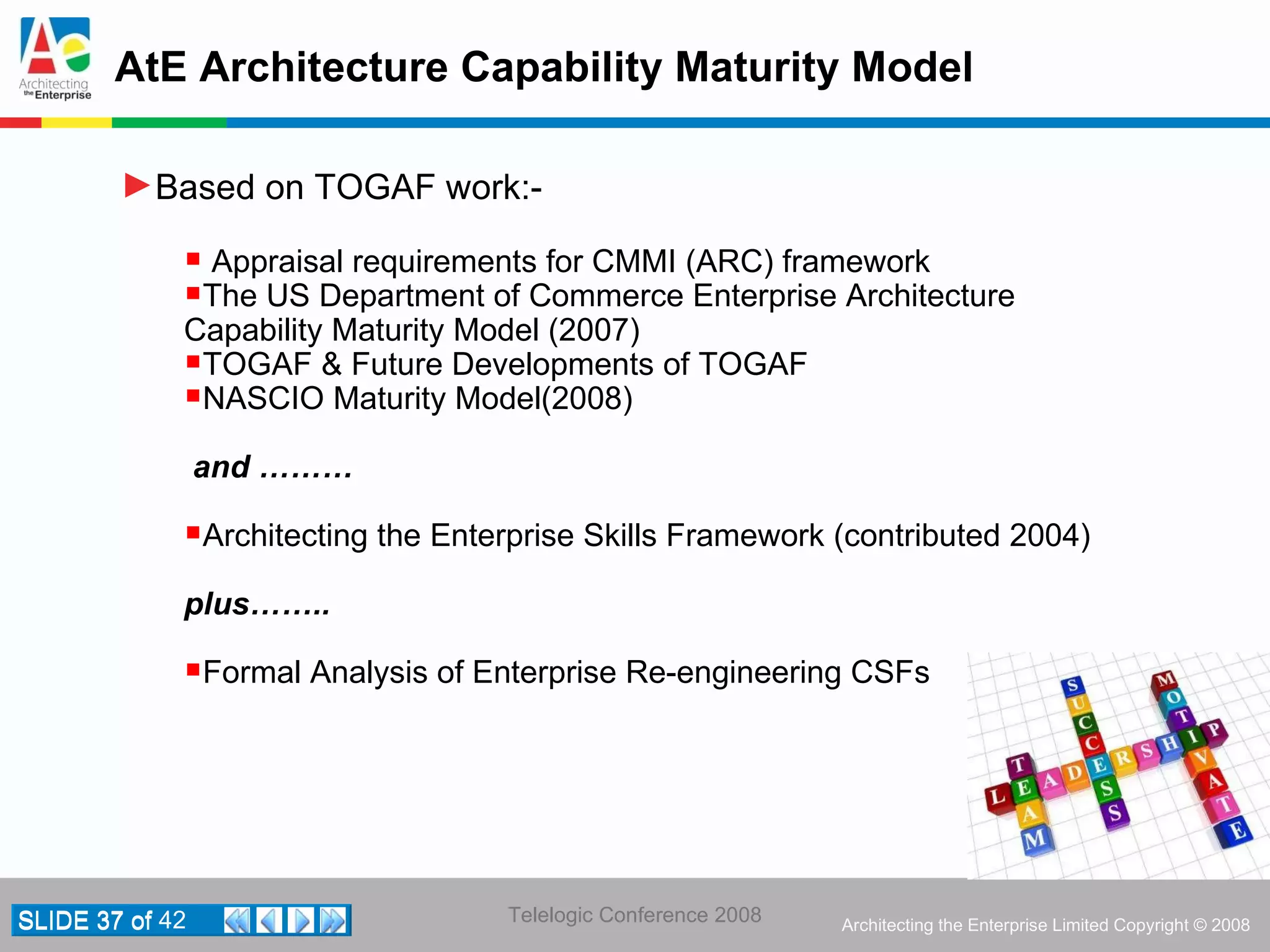 What is the Value of Mature Enterprise Architecture TOGAF | PPT