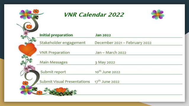 What is the VNR | PPTX | Business | Business and Finance