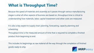 What is Throughput Time? | PDF