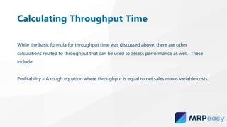 What is Throughput Time? | PDF