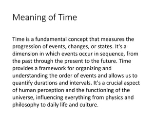 What is TIME-WPS Office.pptx#Time#Philosophy | PPT