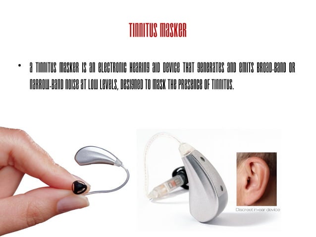 What is tinnitus and masking? | PPT