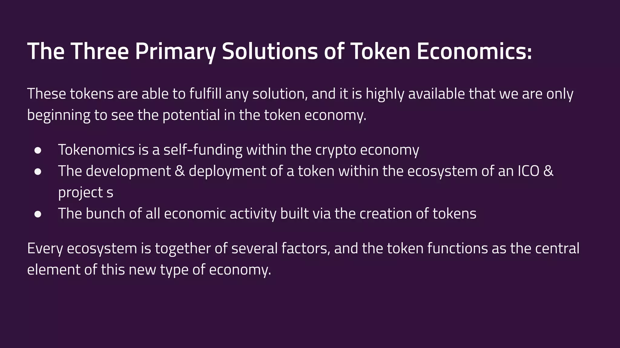 What Is Token Economics? | PDF