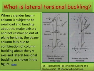 Design methods for torsional buckling of steel structures | PPTX