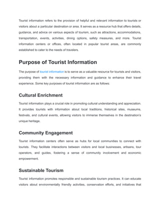 What is Tourist Information.pdf