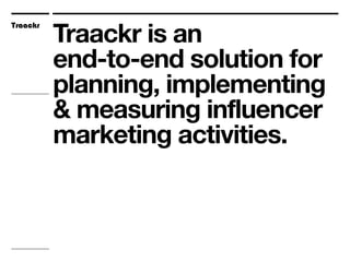 What is Traackr? | PDF