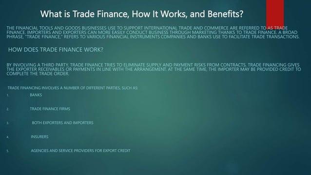 What is Trade Finance, How It Works.pptx