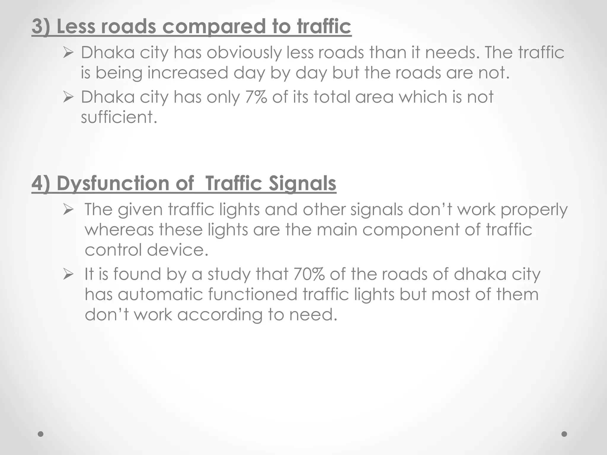 Traffic Congestion | PPTX