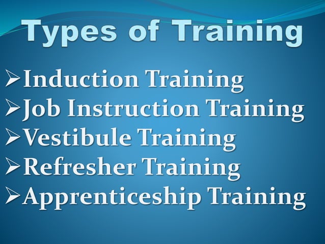 What is training And its Types | PPTX | Careers