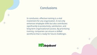 What is Training, Importance of Training | PPTX