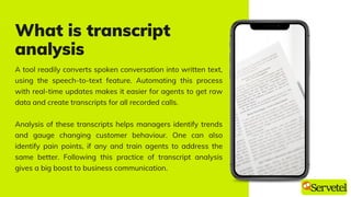 Introduction to Transcript Analysis | PDF