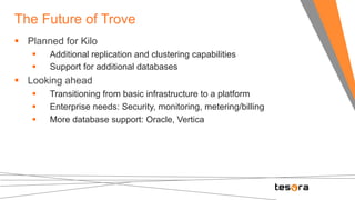 What is Trove, the Database as a Service on OpenStack? | PPT