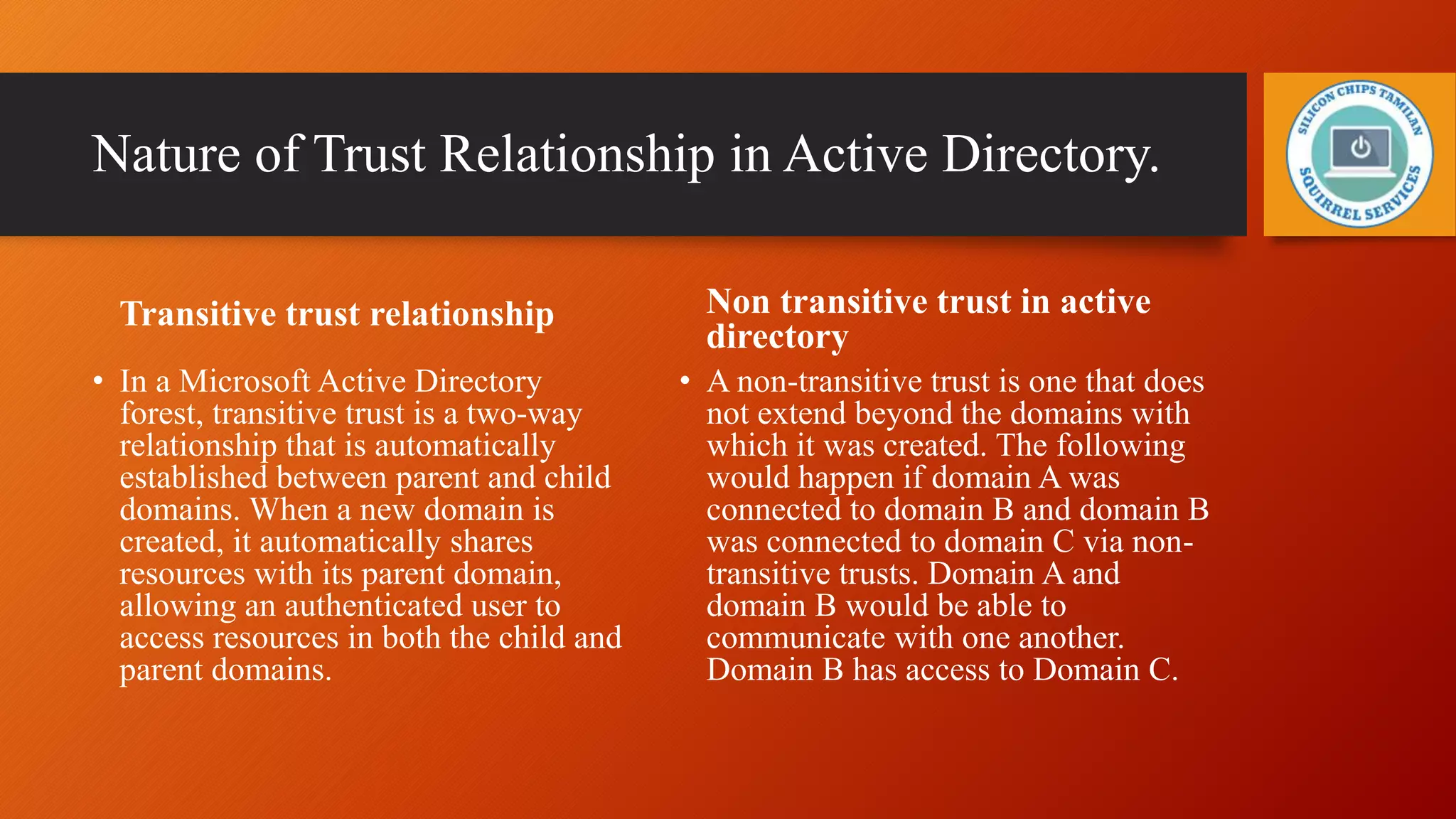 What is Trust Relationship in Active Directory.pptx