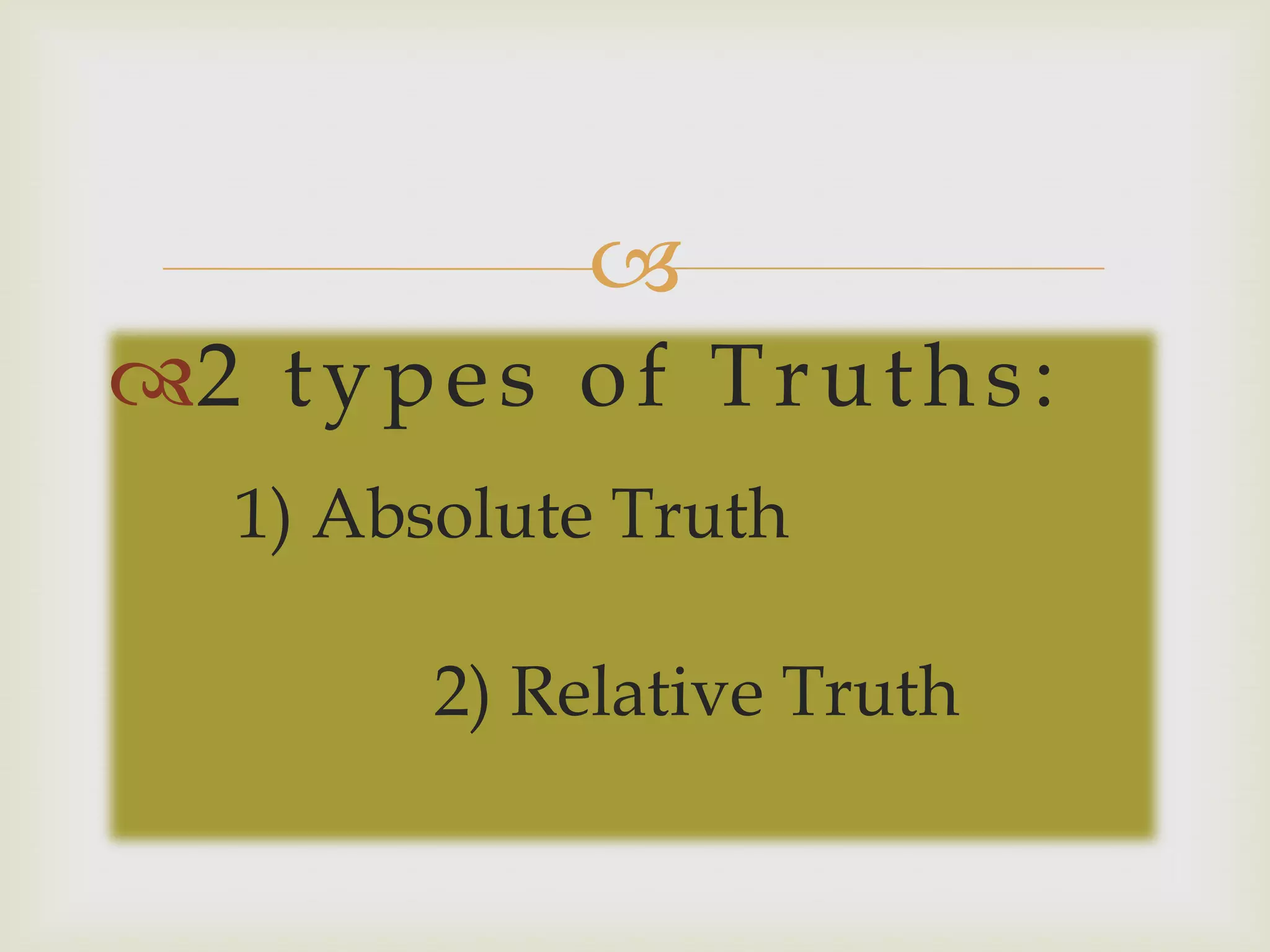 What Is Truth | PPTX