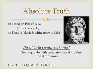 What Is Truth | PPTX