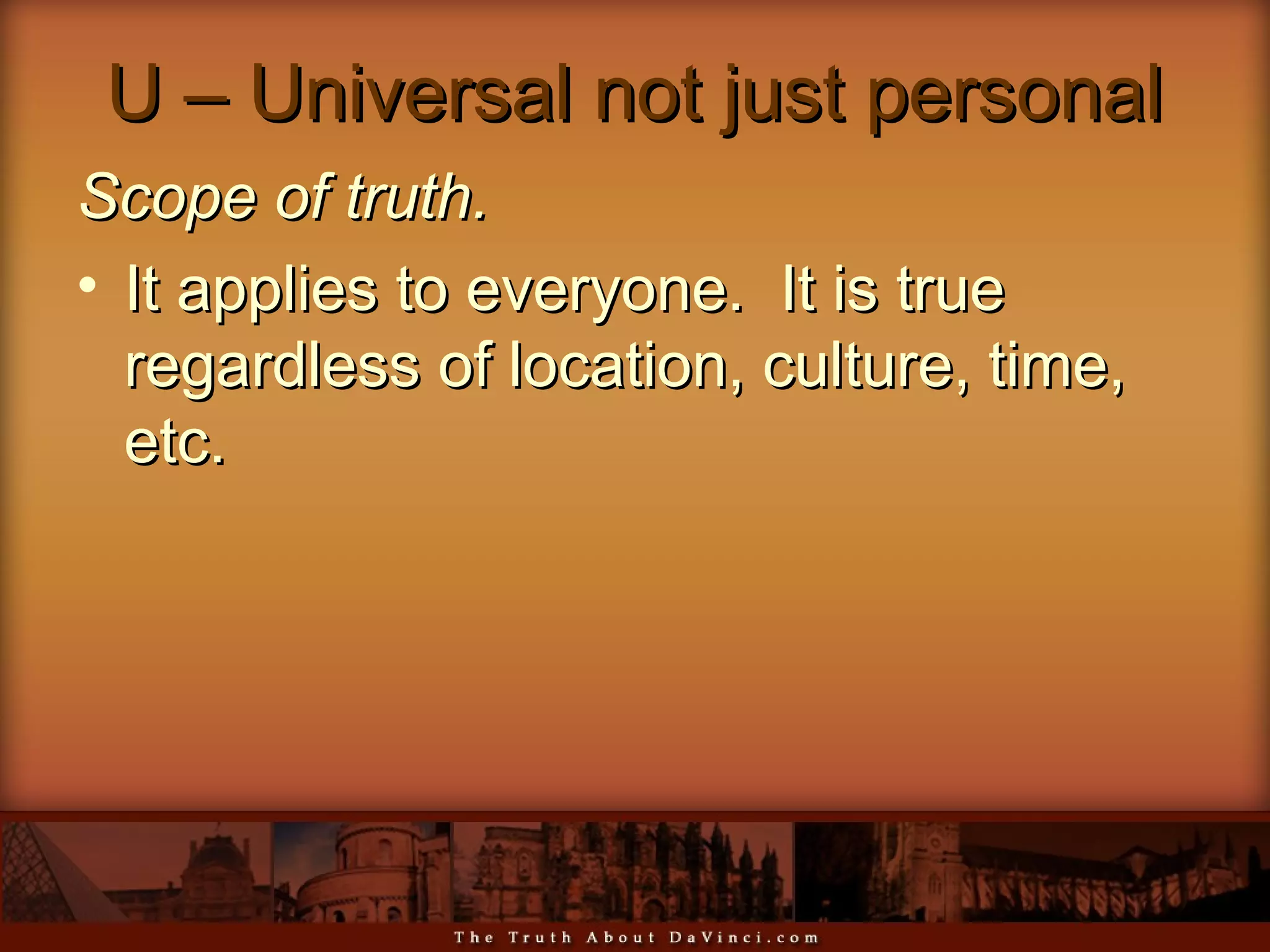 What is truth | PPT