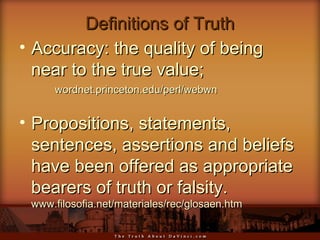 What is truth | PPT