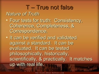What is truth | PPT