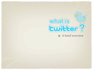 \'What Is Twitter\' Presentation | PPT