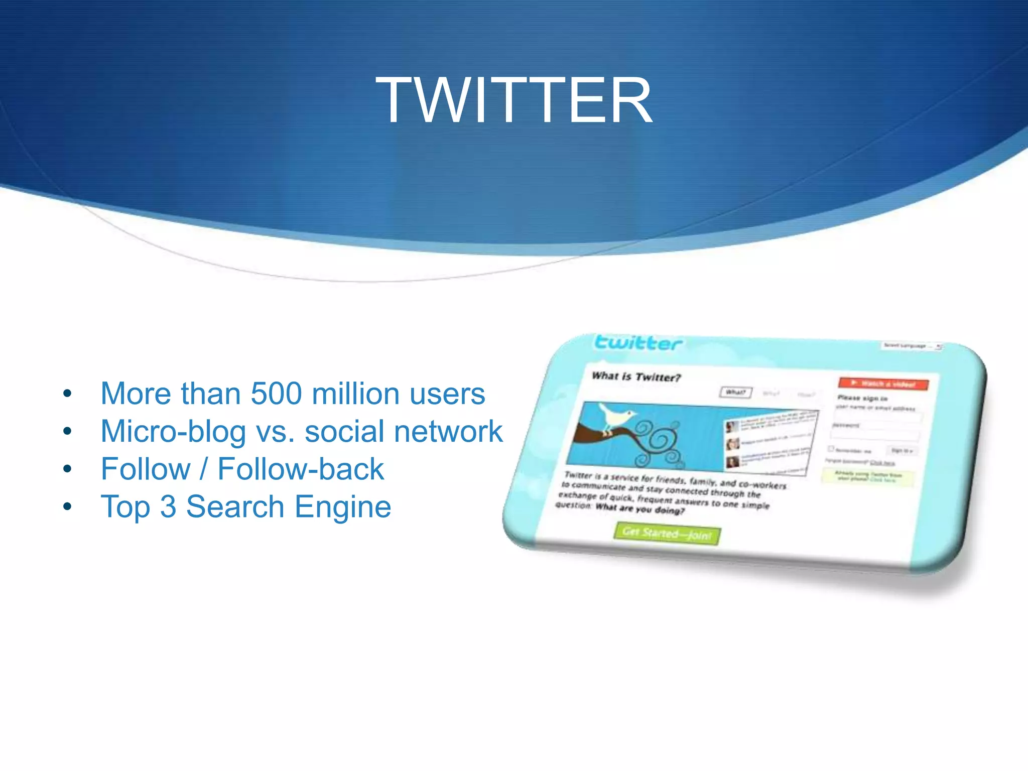 What is Twitter and How Does it Help | PPTX | Social Networking | Internet