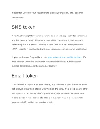 What is two factor or multi-factor authentication | PDF