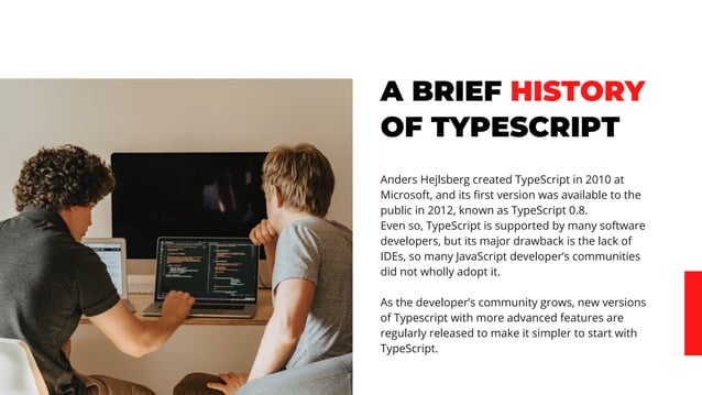 What is TypeScript? It's Definition, History And Features | PPT | Free ... What is TypeScript? It's Definition, History And Features | PPT | Free ...