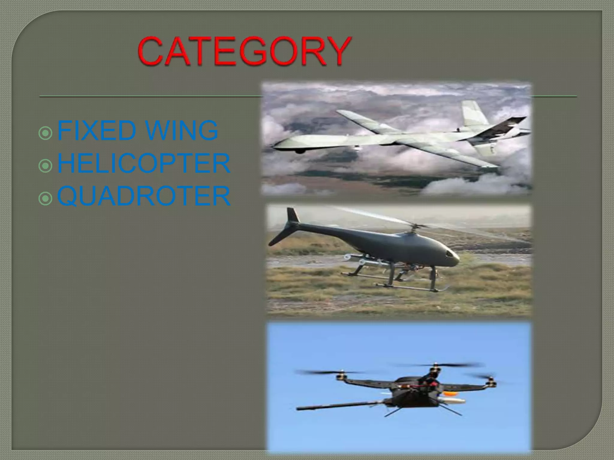 UNMANNED AERIAL VEHICLE | PPTX