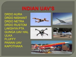 UNMANNED AERIAL VEHICLE | PPTX