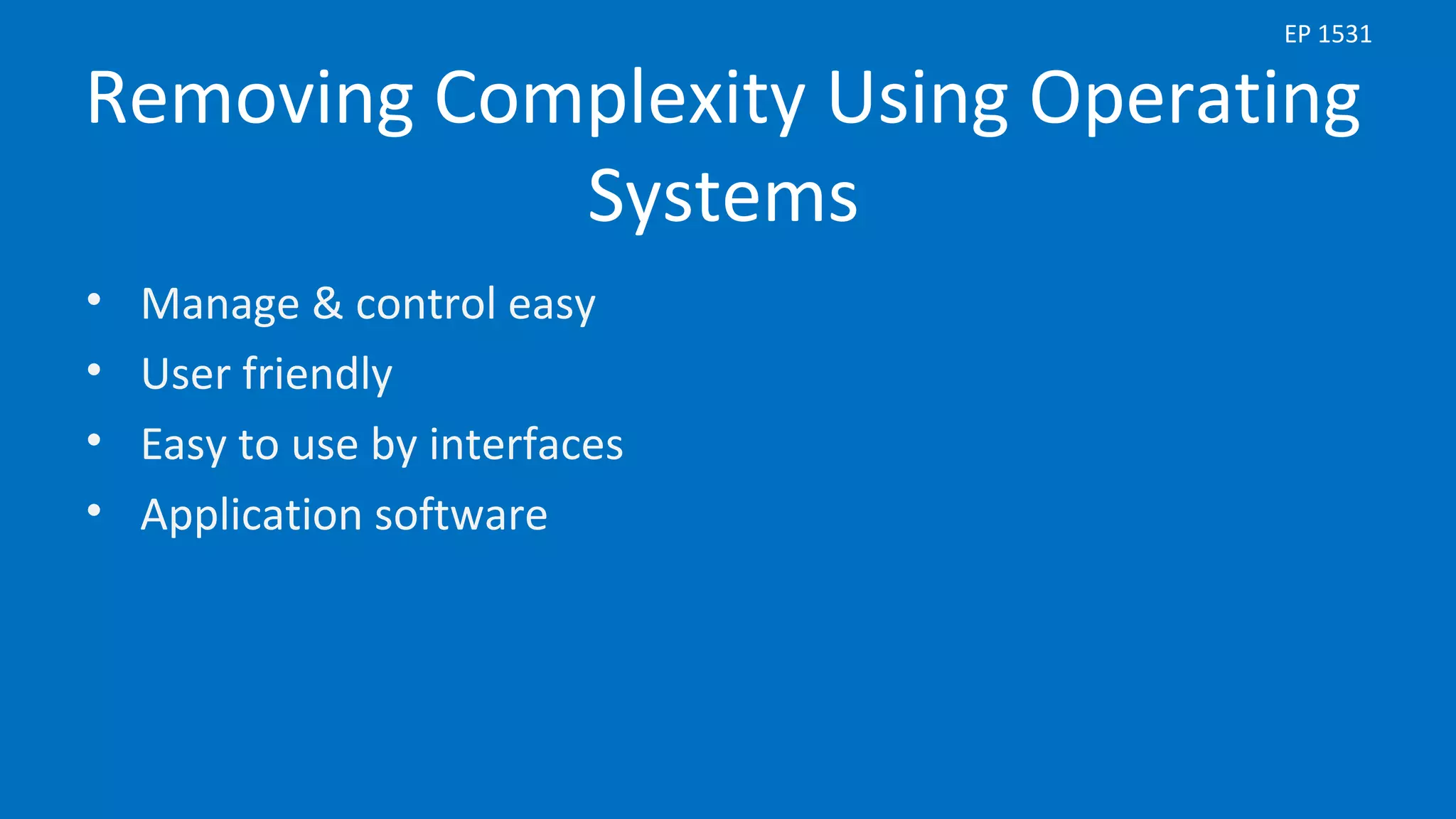 Operating System Support for Ubiquitous Computing | PPS | Operating Systems | Computer Software ...