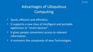 Operating System Support for Ubiquitous Computing | PPS | Operating Systems | Computer Software ...