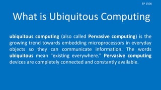 Operating System Support for Ubiquitous Computing | PPS | Operating ...