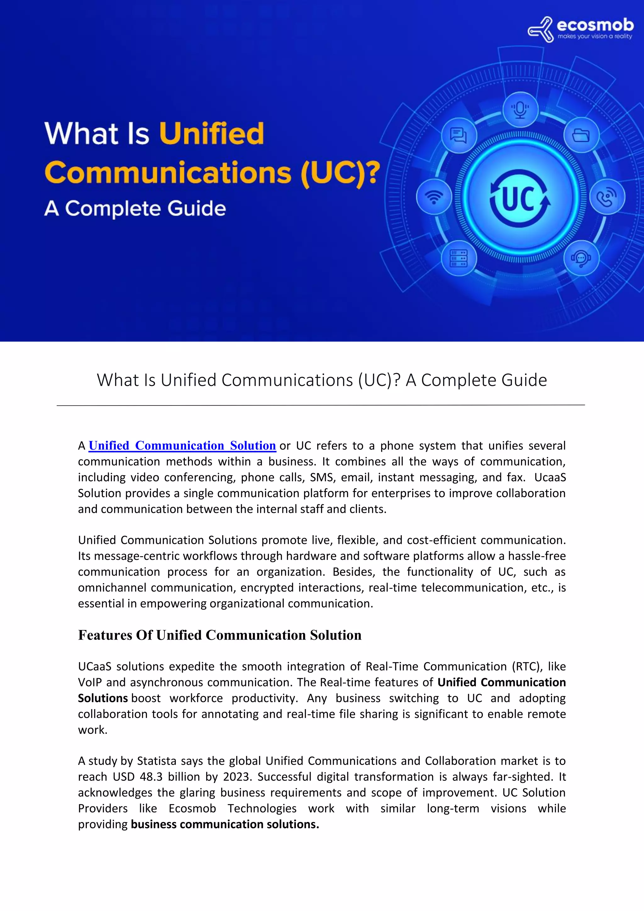 What Is Unified Communications (UC) A Complete Guide.pdf | Web ...