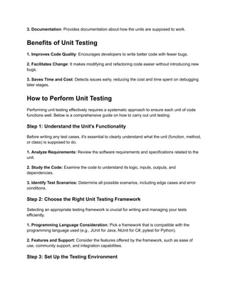 What is Unit Testing? - A Complete Guide | PDF