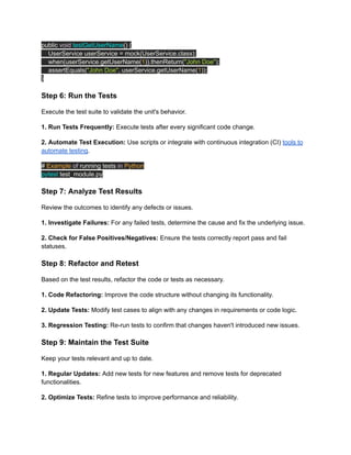 What is Unit Testing? - A Complete Guide | PDF