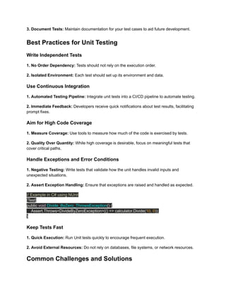 What is Unit Testing? - A Complete Guide | PDF