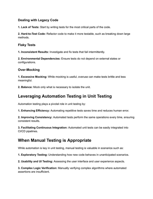 What is Unit Testing? - A Complete Guide | PDF